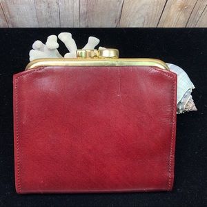 Buxton | Bags | Buxton Vintage Wallet With Kiss Clasp Coin Purse | Poshmark